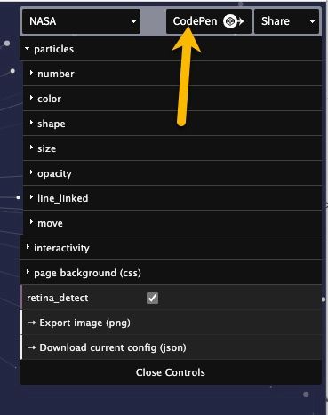 Particles en JS - Oxygenados La comunidad